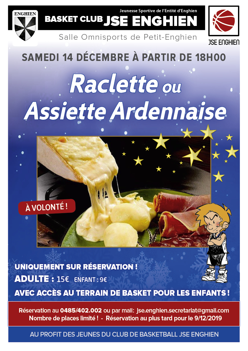 Raclette ! | Basket Club JSE ENGHIEN